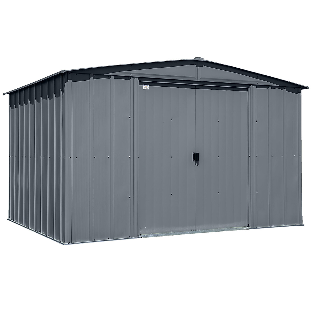 Arrow Classic Steel Storage Shed, 10x8, Charcoal