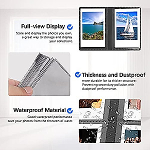 432 Pockets Photo Album for Fujifilm Instax Mini Camera, Polaroid Camera, for Fujifilm Instax Mini 11 12 9 40 Evo Liplay 8 7+ Instant Camera, Photo Album for Polaroid Kodak HP Zink 2x3" Photo (White)