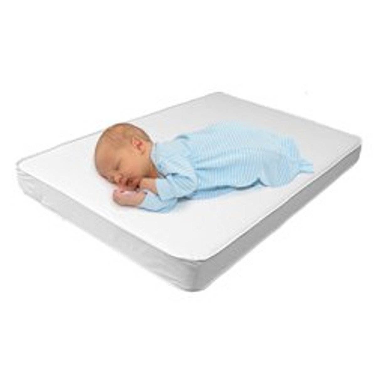 Baby Doll Bassinet Mattress - Size: 12x28, Waterproof Vinyl Cover
