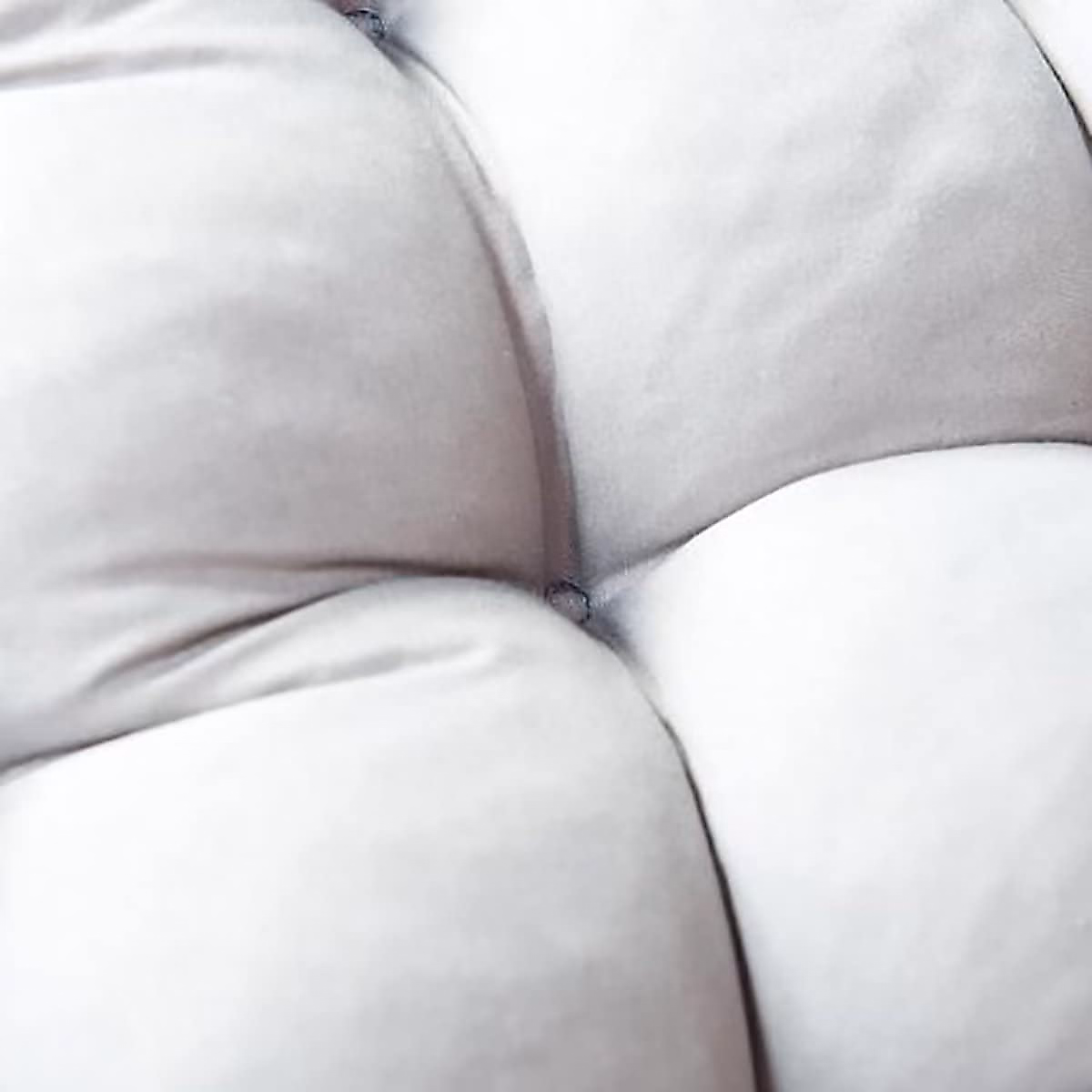 TESICA Rocking Chair Cushion with Ties Non Slip Adirondack Chair Cushion Patio Chair Cushions Rocking Chair Cushions High Back Chair Cushions for Garden Indoor Outdoor, Grey, 47x20in