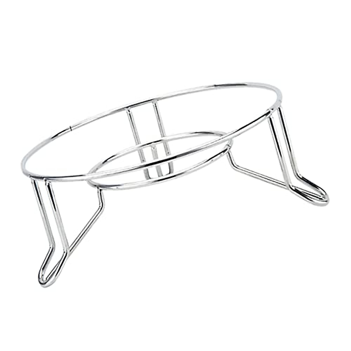 Uonlytech Pot Rack Metal Teapot Metal Shelf Brackets Round Chafing Dish Heat Insulated Pot Rack Steam Pot Rack Steam Pot Stand Round Pot Rack Pot Steamer Holder Steam Rack Silver Pan Air