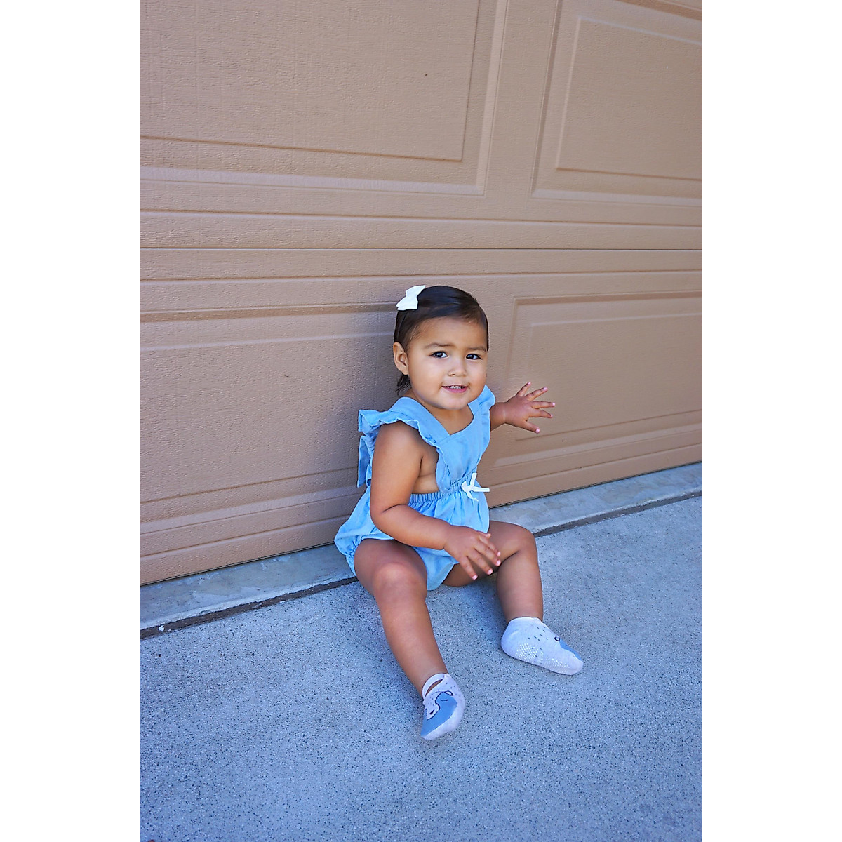 Baby Toddler Girls Grip Socks Non-Slip Gripper Socks Anti Slip Strap Socks 1-3 Year Old Gift Gripper Socks Animal Cartoon Little Girl Yoga Socks