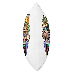 JEFF DUNHAM Jacksonville, FL (2023) Throw Pillow, 16x16, Multicolor