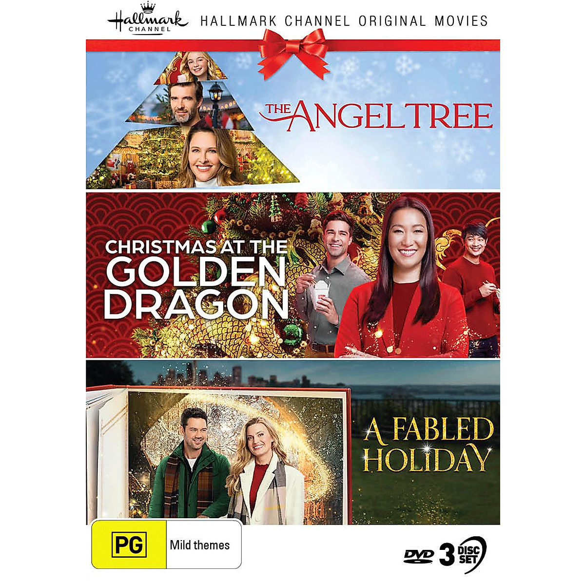 Hallmark Christmas 3 Film Collection (The Angel Tree/Christmas at the Golden Dragon/A Fabled Holiday)
