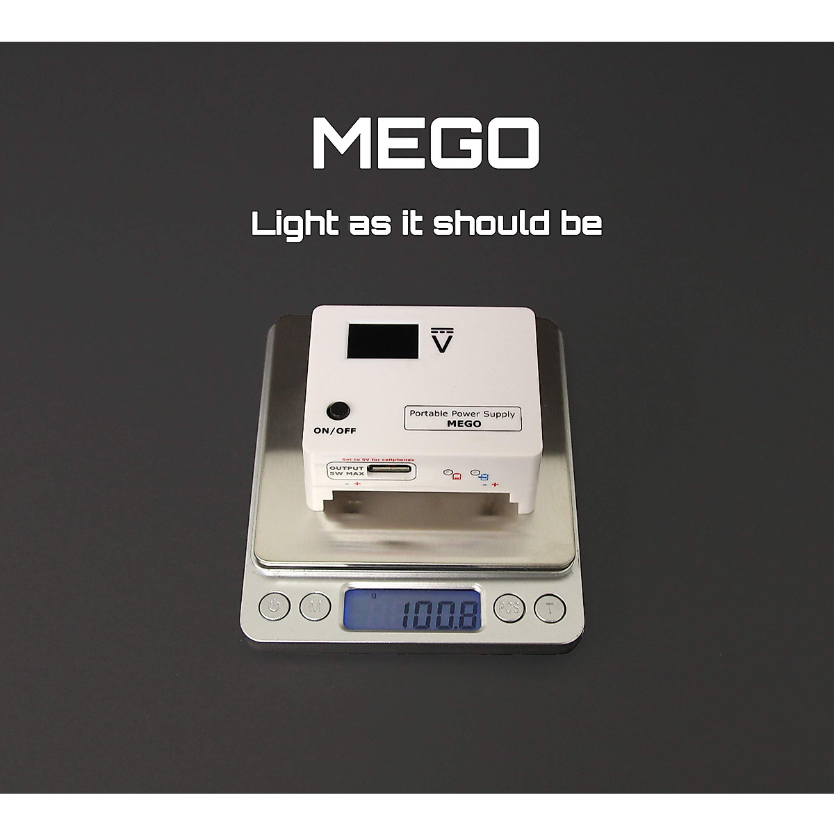 Rechargeable Breadboard Power Supply – 4 to 24V DC Output Power Supply with 2000mAh Rechargeable Battery with USB Charging – Ideal for Labs and Projects in Classroom, Outdoor and Home Schools