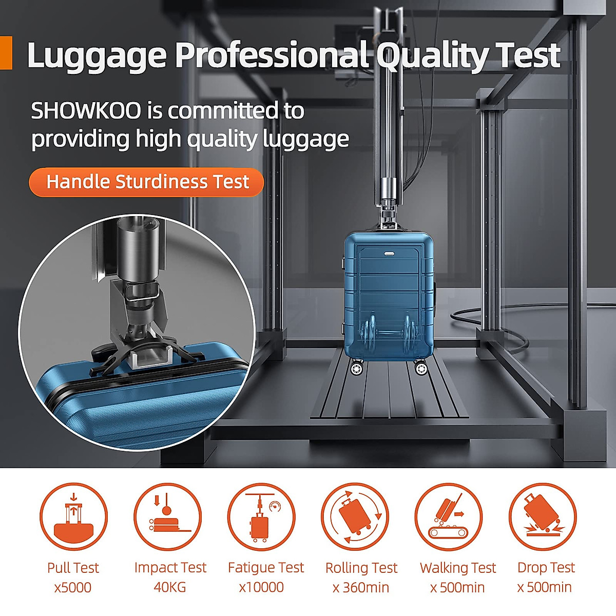 SHOWKOO Luggage Sets Expandable PC+ABS Durable Suitcase Sets Double Wheels TSA Lock 4 Piece Luggage Set Navy