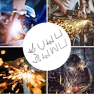 Kingsea 800PCS Hot Staples Plastic Repair Kit,Plastic Welding 8 Types Stainless Steel Staples For Plastic Welder Kit Welding Machine Bumper Repair Staples Tool Kit for All Cars