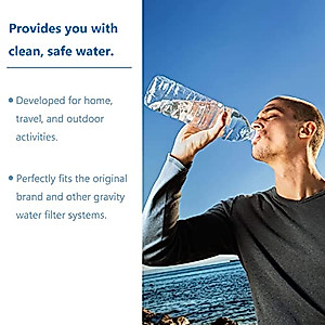 HiWater Filter Replacement K5366 Compatible with Berkey Gravity Filtration System