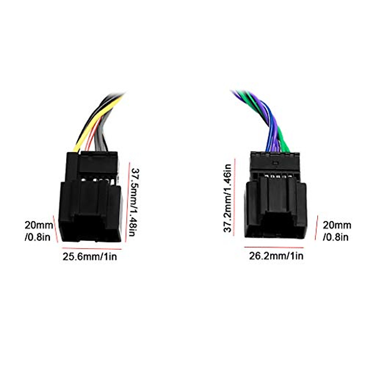 Car Audio & Video Wiring Harnesses Radio Wire Connector Fit for 2006-2007 Saturn Ion Vue
