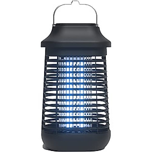 Bug Zapper Outdoor/Indoor,Mosquito Zapper 4200V High Powered Waterproof Electronic Mosquito Killer,15W UVA Mosquito Lamp Bulb,Fly Traps Patio Insects Killer,Trap Killer for Home,Kitchen, Backyard