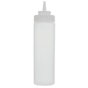 HUBERT Wide-Mouth Squeeze Bottle 24 Oz - 2 3/4" Dia x 10" H