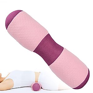 Yoga Bolster, Yoga Waist Pillow Lumbar Vertebra Pelvis Correction Bolster Cushion Memory Foam Block, Sturdy Yoga Cushion, Correct Lumbar Pelvic Til