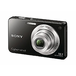 Sony Cyber-Shot DSC-W560 14.1 MP Digital Still Camera with Carl Zeiss Vario-Tessar 4x Wide-Angle Optical Zoom Lens and 3.0-inch LCD (Black)