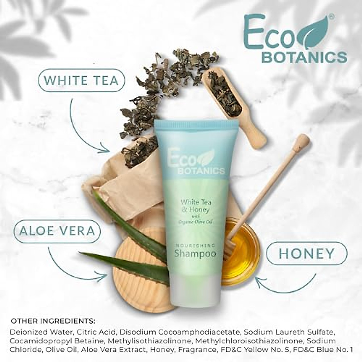 Eco Botanics Travel-Size Hotel Shampoo .85 oz (Case of 20)