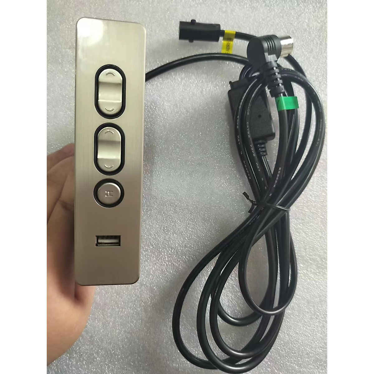 Kroshine Recliner Remote Replacement Model R22231010041 Replacement Lift Chair 5 Button 5 Male Pin 2 Female Pin Hand Control Power Recliner Remote with USB