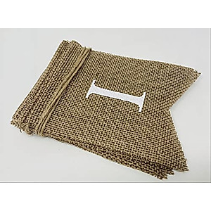 Shimmer Anna Shine It's a Girl Burlap Banner for Baby Shower Decorations and Gender Reveal Party (Pink)