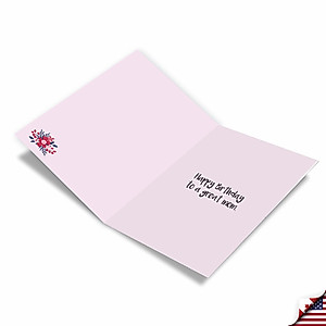 NobleWorks Birthday Mother Greeting Card (Mother) with 5 x 7 Inch Envelope (1 Card) MomAmazing Mom-Grateful C10351FBMG