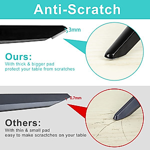 TV Legs for TCL Roku 28inch 32inch 40inch 43inch 49inch 50inch 55inch 65inch TV Stand Legs,Replacement Legs for TCL Roku TV 32S359 49S515 50S453 55S455 with Screws Set,Remote Holder & Instructions