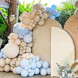 Baby Blue Balloons Garland Kit Pastel Light Arch Different Sizes Baby Shower Qualatex Birthday