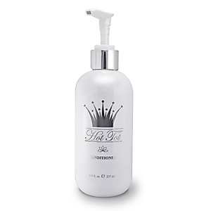 Hot Tot Conditioner Weightless Nourishing with Aloe Vera, and Sea Kelp Extract, Hypoallergenic, Soy-Free and Cruelty-Free Hair Care For Babies Toddlers and Children 8 ounces