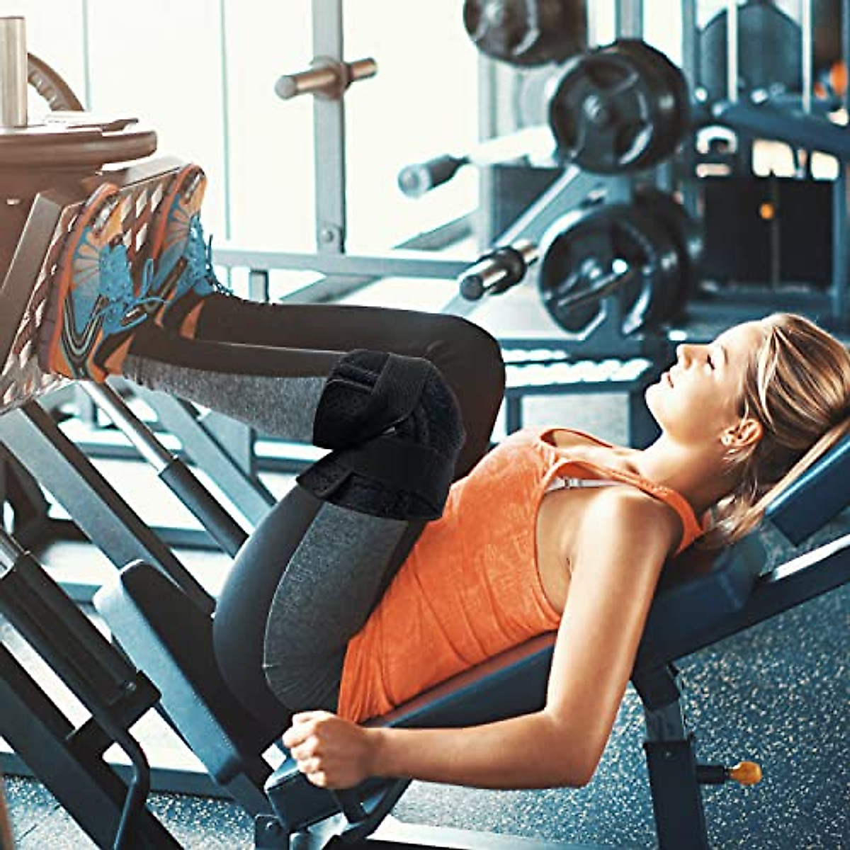 ABYON Plus Size Knee Braces for Knee Pain with Side Stabilizers for Man Women.Relieves Meniscus Tear, ACL, LCL, MCL,Arthritis.Non Slip Adjustable Knee Support for Joint Pain Relief, Injury Recovery