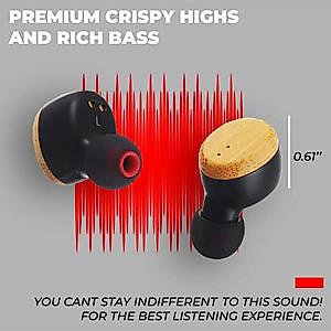 Symphonized SNRGY True Wireless Earbuds – Ear Buds Wireless, Bluetooth Earbuds with Microphone, Earbud in-Ear Headphones, Earbuds Wireless Bluetooth Noise Cancelling, Audifonos Bluetooth Inalambricos