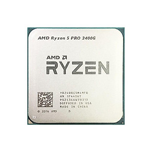 SAAKO Ryzen 5 PRO 2400G R5 PRO 2400G R5 2400G 3.6 GHz Quad-Core Eight-Thread 65W CPU Processor YD240BC5M4MFB Socket AM4 Making Computers Process Data Faster