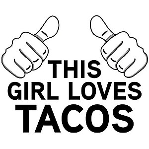CafePress This Girl Loves Tacos Ceramic Coffee Mug, Tea Cup 11 oz
