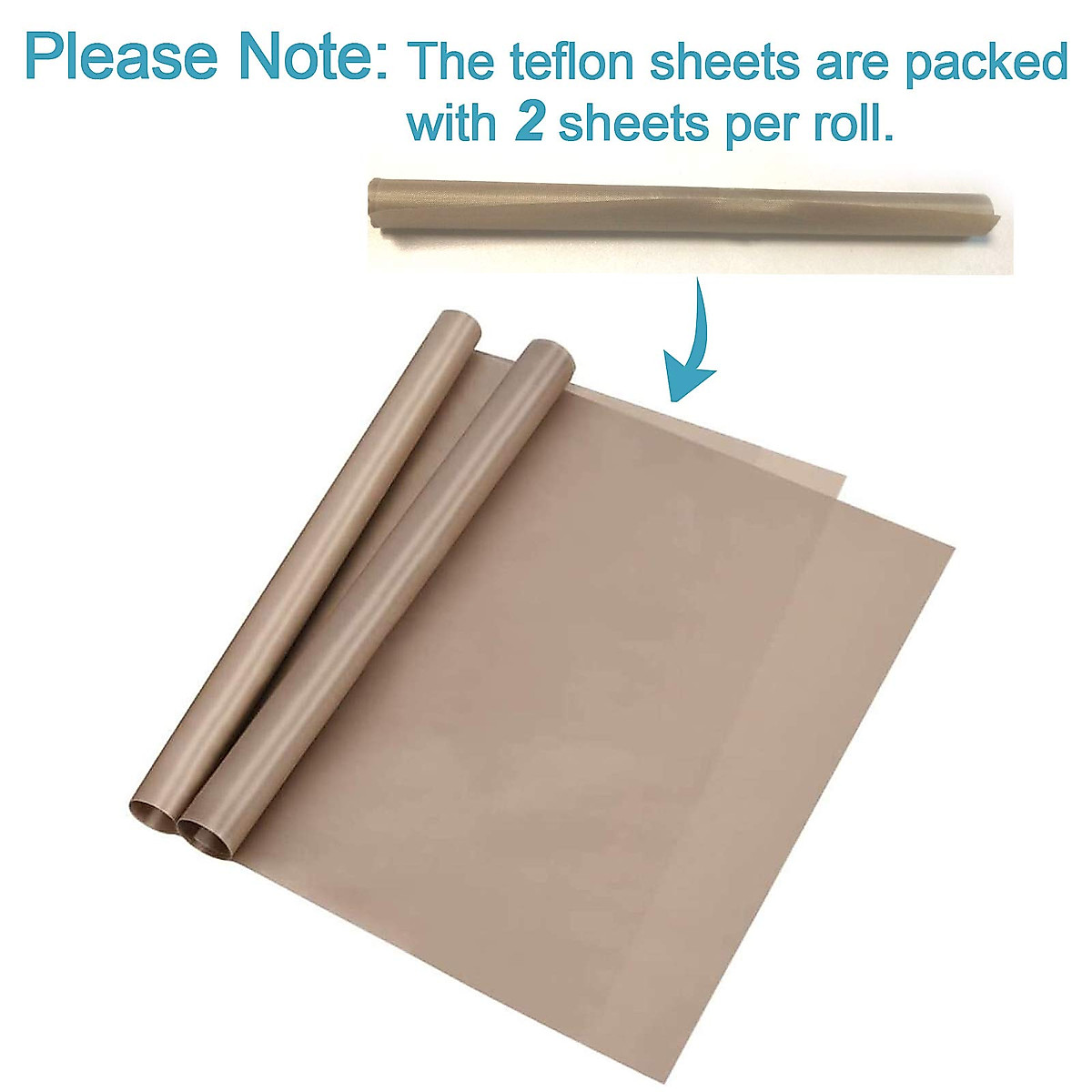 Selizo 10 Pack Teflon Sheet for Heat Press Transfer Sheet Non Stick 12''x16'' Heat Press Transfer Paper Heat Resistant Craft Mat