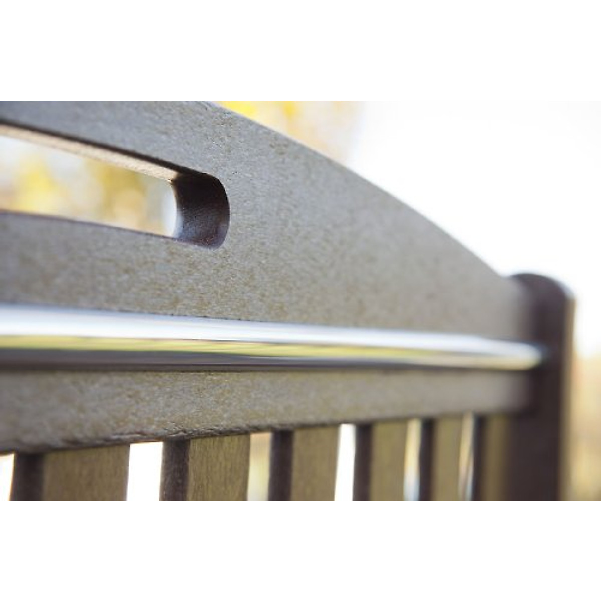 Trex Outdoor Furniture TXB48CB 48-Inch Yacht Club Bench, Charcoal Black