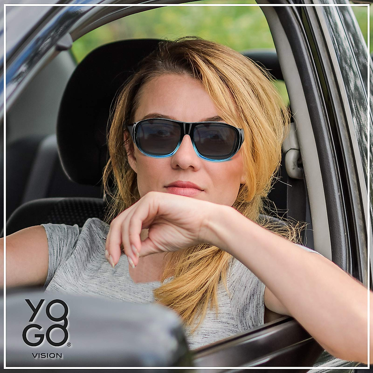 Fit Over Wrap Sunglasses Polarized Lens Wear Over Eyeglasses 100% UV Protection for Men and Women