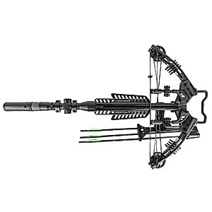 Killer Instinct Burner 415 Crossbow Package. The Burner 415 Shoots a Heart Stopping 415 FPS, Packing a Whopping 141 Foot Pounds of Kinetic Energy, All Released with a 3.5 Precision Grade Trigger.