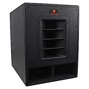 Rockville RBG15FA 15" 2400w Active Powered Pro Subwoofer Folded Horn PA/DJ Sub, Black