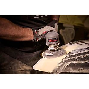 Ingersoll Rand 311A Dual-Action Angle Air Sander, 6" Adhesive Pad, 12,000 rpm, 0.25 hp, Side Exhaust