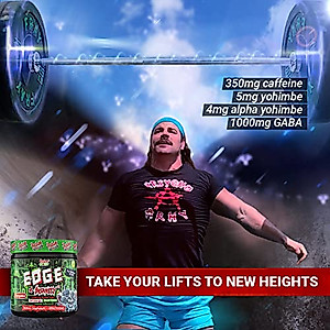 Psycho Pharma New Perfect Powders with Zengaba Energy Feel Good Focus #1 Strongest PWO Edge of Insanity - Most Intense Workout Powder, Focus & 8G Citrulline Pumps - 360 Gram (Jungle Juice)