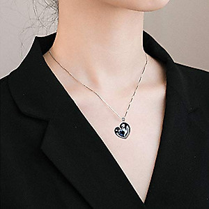 WINNICACA Penguin Christmas Gifts Sterling Silver Penguin Necklace for Women Blue Crystal Pendant Penguin Jewelry Cute Necklaces for Teen Girls Birthday Gifts for Penguin Lover Daughter