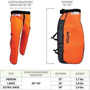 Notch Apron Style Chainsaw Chaps - Medium (CCHAPR-M)