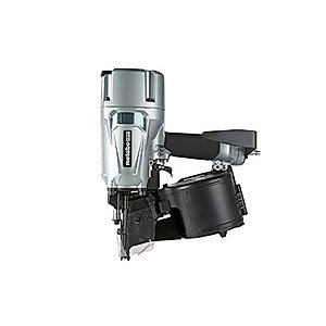 Metabo HPT Coil Framing Nailer | Pro Preferred Brand of Pneumatic Nailers | 15 Degree Magazine | Accepts 2-Inch up to 3-1/4-Inch Nails | Ideal for Wall Sheathing, Roof Decking, & Subflooring | NV83A5