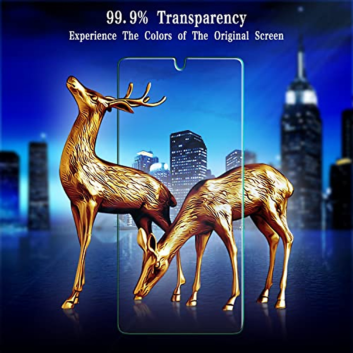 MAYtobe [2-Pack] For Samsung Galaxy A71 5G, Galaxy A71 5G UW, Galaxy A71 4G Tempered Glass Screen Protector, Support Fingerprint Reader, Case Friendly, Bubble Free