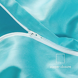 Peacock Blue Duvet Cover Oversized King Size,100% Cotton Solid Color 1 Piece Comforter Cover Sets, Luxury Bedding Duvet Cover Soft and 600 Thread Count,Breathable with Zipper Closure & Corner Ties