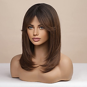 HAIRCUBE Layered Wigs for Women Synthetic Wig