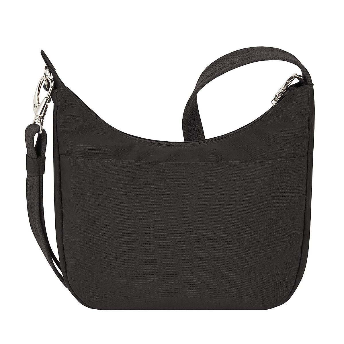 Travelon Anti-Theft Essentials East/West Hobo Bag, Black, One Size