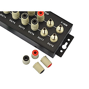 Banana Jack 8 Outlet DC Power Distribution Strip (with Cable)