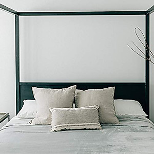 GRACED SOFT LUXURIES Bedding Fleece Minky Microfiber Soft King Blanket (Gray, King Size 108" x 90")