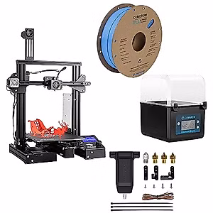 Comgrow Creality Ender 3 Pro 3D Printer and 3D Printer Filament Dryer Box and Creality CR Touch and PLA 3D Printer Filament Blue