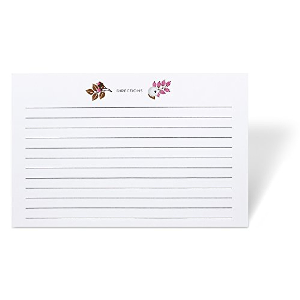 Polite Society Recipe Cards Refill Set 55 Double Sided Recipe Cards, 4x6 inches. Thick Card Stock