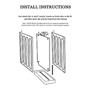 DuvinDD Coffee Pod Holder for Nespresso Original Line Capsule Holder Acrylic Magnetic Coffee Pods Organizer, Freestanding or Mounted on the Fridge, Hold 40 Capsule Pods Capacity Storage Rack
