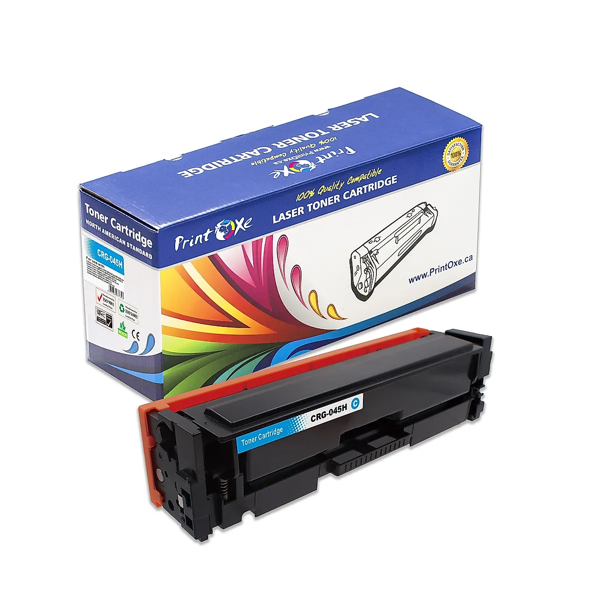 PRINTOXE™ Compatible Set Replacement for CRG-045H of 4 Toner Cartridges 045 for Canon Color imageCLASS MF634Cdw MF632Cdw LBP612Cdw & i-SENSYS MF631Cn MF633Cdw MF635Cx LBP611Cn LBP613Cdw & Satera