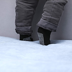 IMIVIO Toddler Boy Girl Socks Anti Slip Baby Socks with Grips for Kids 3T-4T 4T-5T