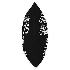 Funny 75th Birthday Gifts & 75th Birthday Designs This Queen Makes 75 Look Fabulous-Cute Funny 75th Birthday Throw Pillow, 16x16, Multicolor